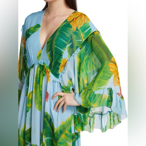 FARM Rio | Dresses | Nwt Farm Rio Fresh Bananas Maxi Dress | Poshmark